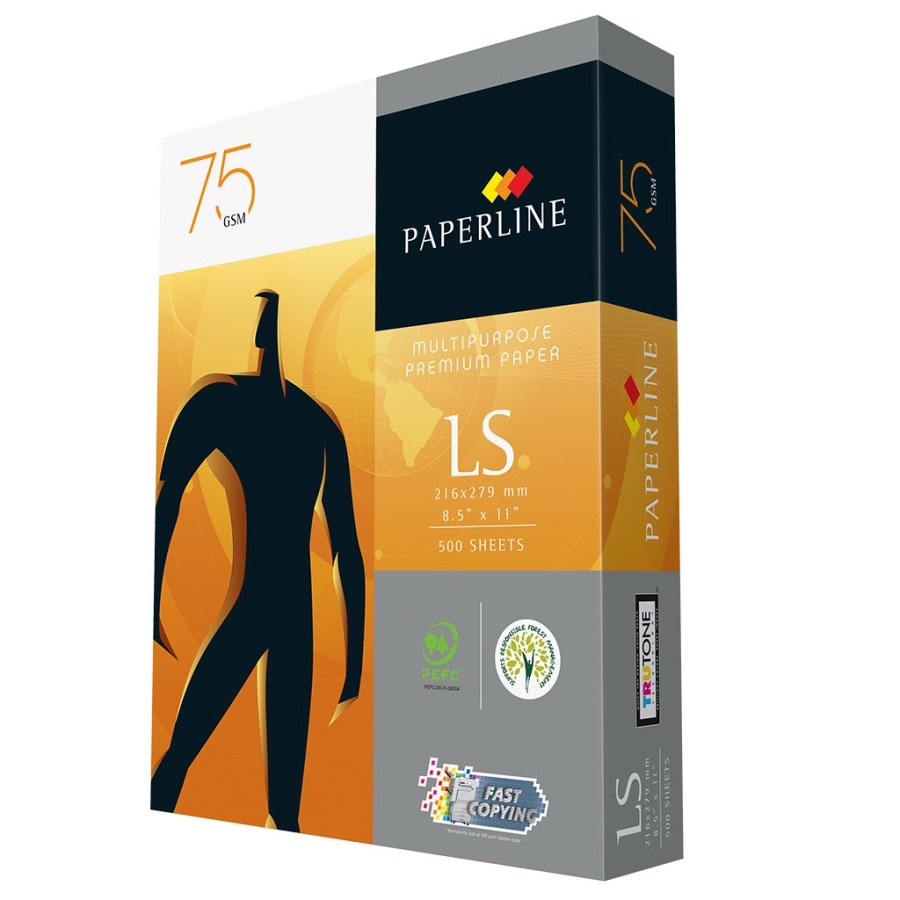 PAQUETE DE HOJAS PAPERLINE (NARANJA) – Papeleria la Prepa